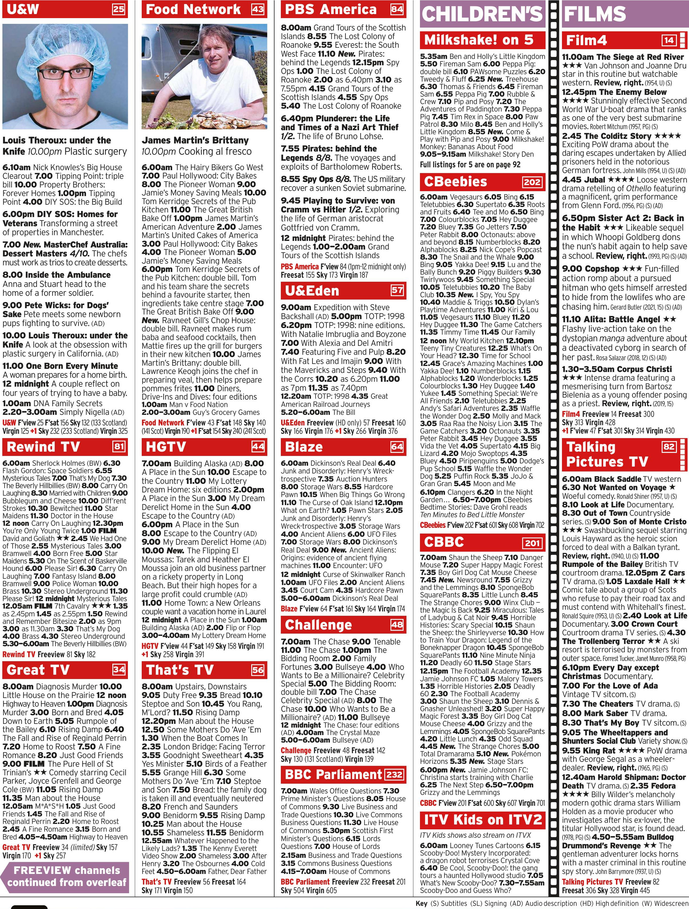 Thursday freeview & films - 21 Oct 2025 - Radio Times Magazine - Readly