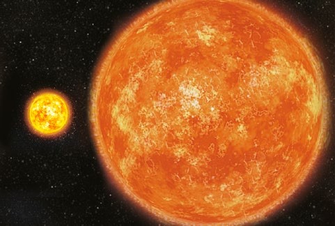Betelgeuse Compared To The Earth