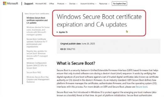 What should i do about this scary secure boot warning? - 3 Dec 2025 ...