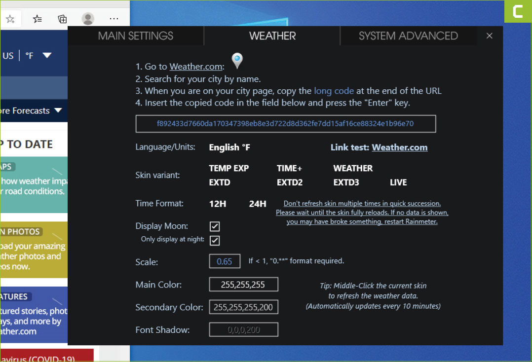 Rainmeter Customize Desktop Setupskinsprogram Buttons