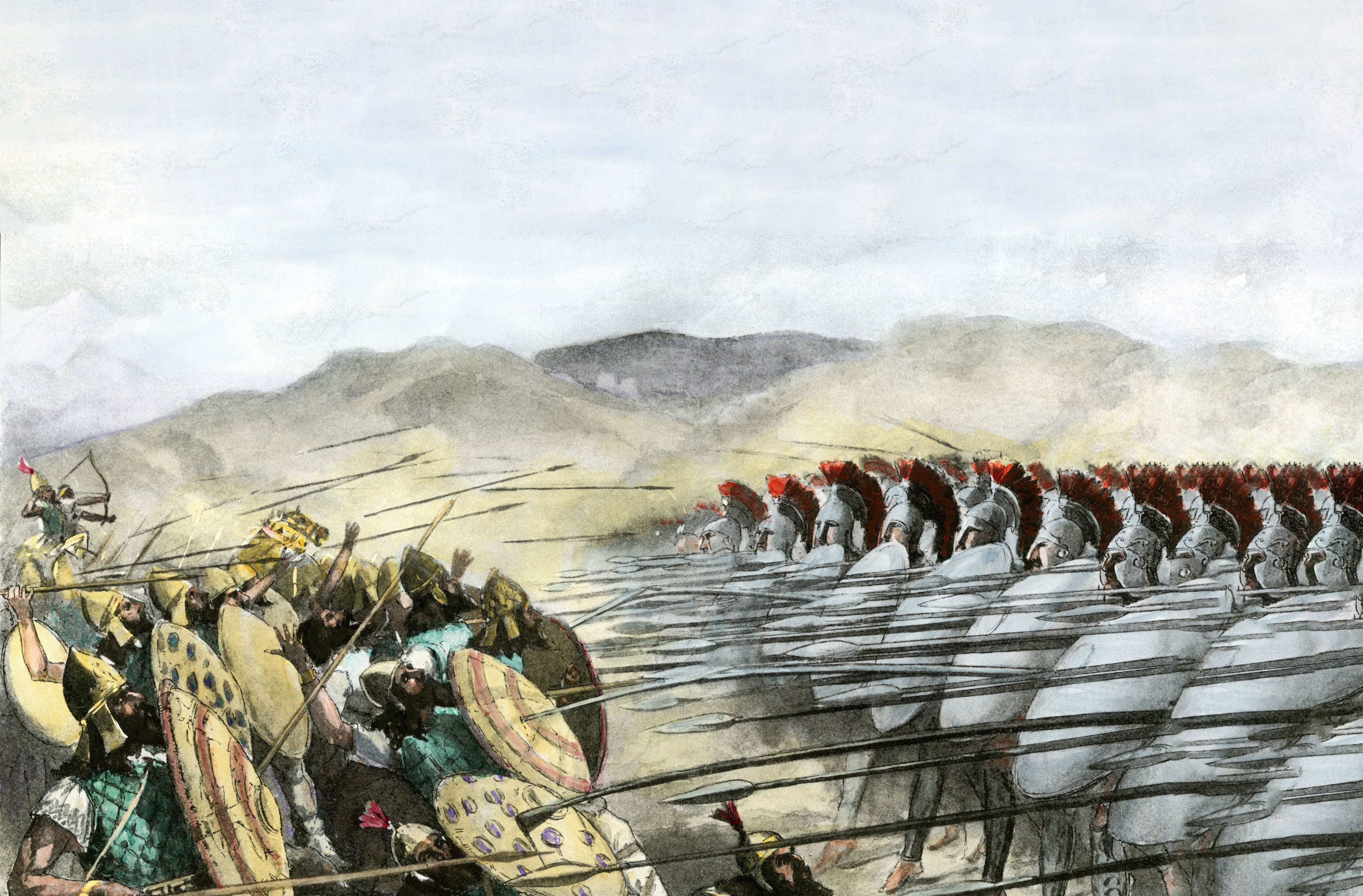 Battle Of Plataea 479 Bc